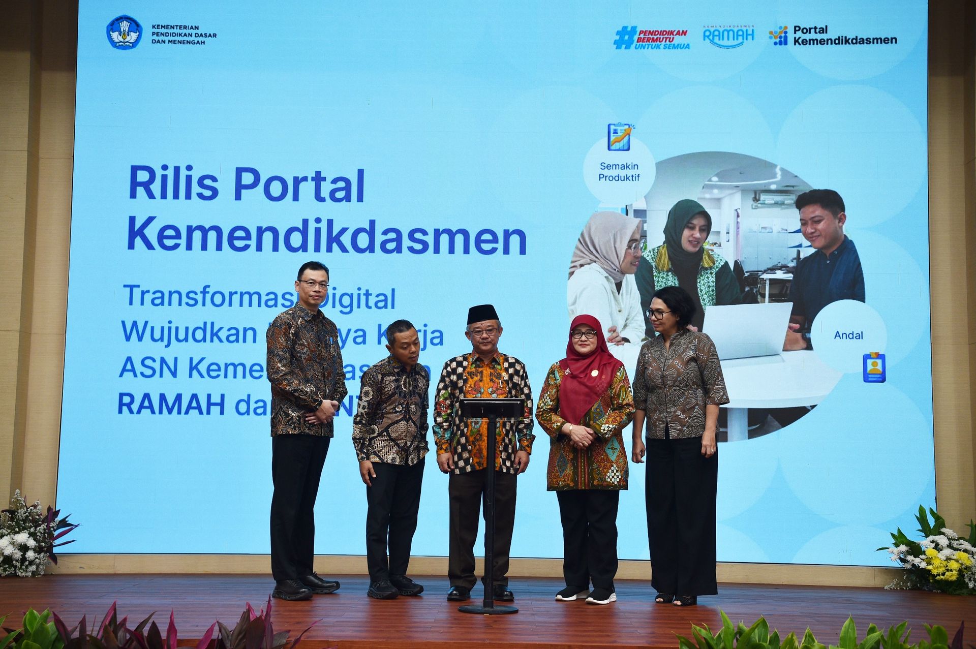 Siaran Pers: Efisiensi Birokrasi ASN, Mendikdasmen Luncurkan Portal Kemendikdasmen